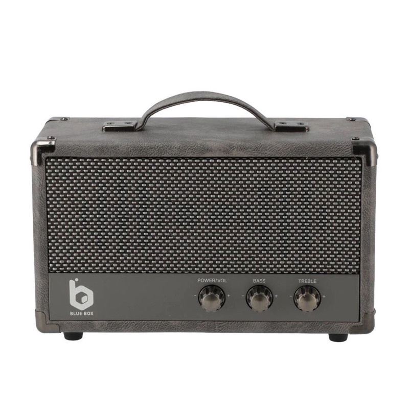 ลำโพง บลูทูธ BLUE BOX G3 Wooden Bluetooth Speake - thedukpwd - ThaiPick