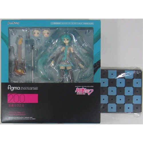 ส่งจากญี่ปุ่น Hatsune Miku 2.0 Vocaloid Figma 200 Figure distage Base ...