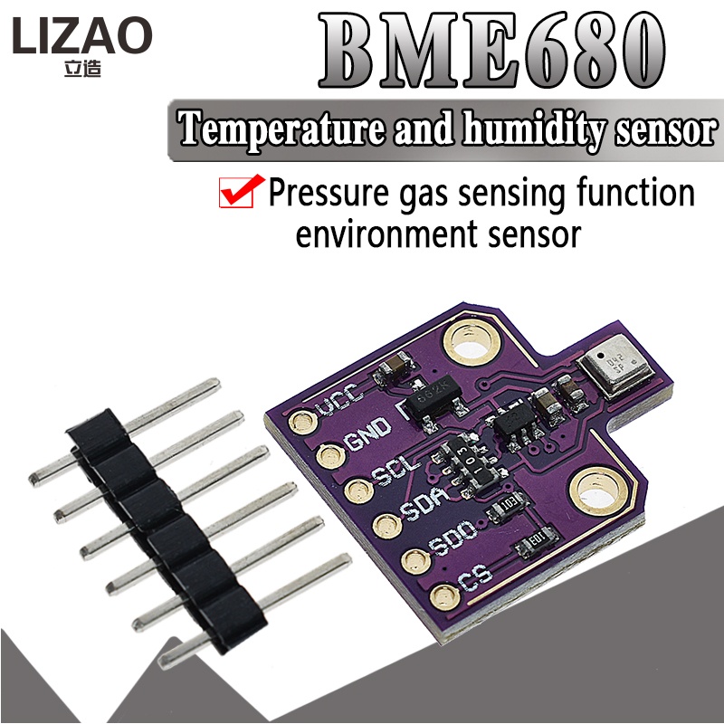 CJMCU-680 BME680 Digital Temperature Humidity Pressure Sensor High Altitude Sensor Module ...