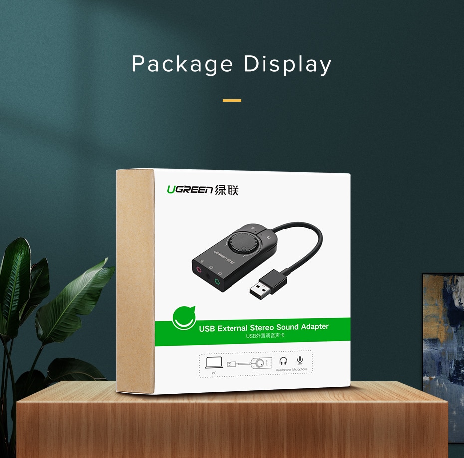 Ugreen Sound Card Usb Audio Interface External 3 . 5 มม. อะแดปเตอร์ ...