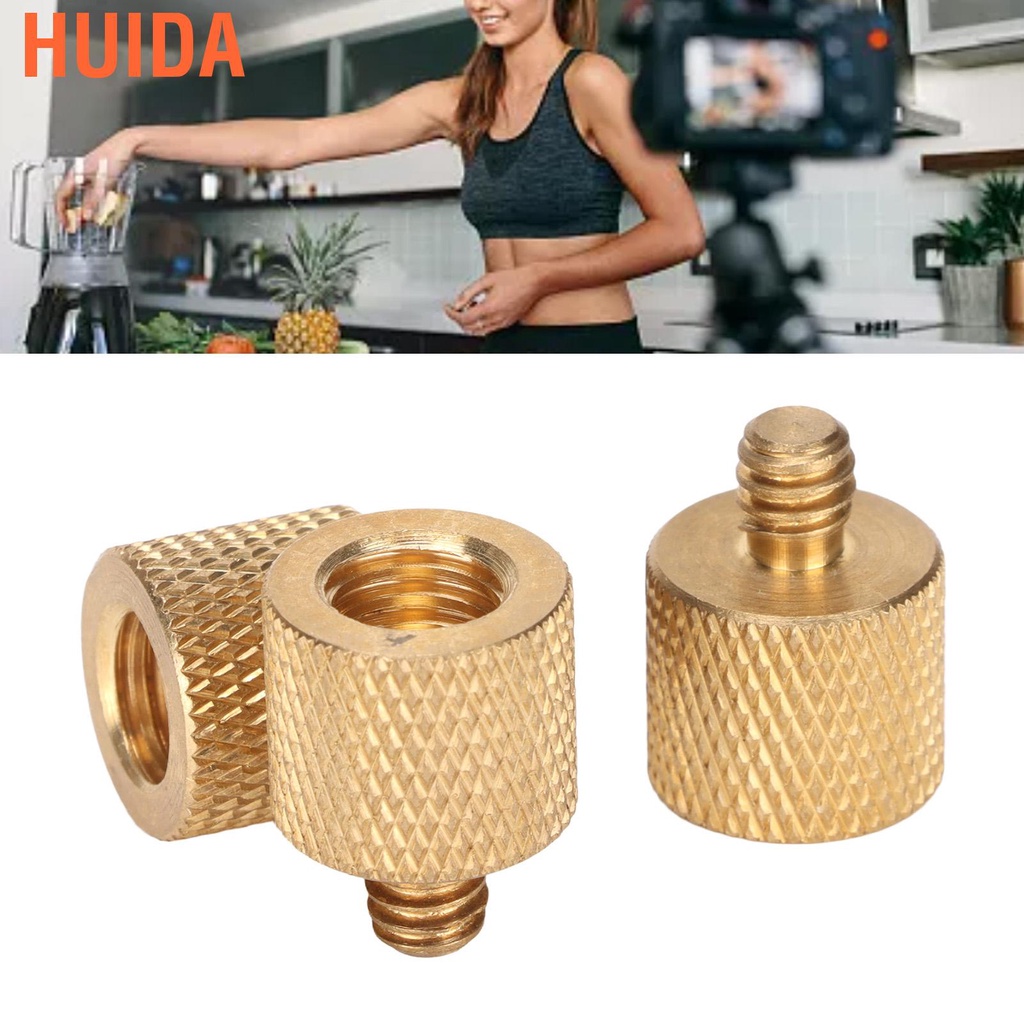 Huida 3Pcs 14in Male to 38in Female Screw Adapter Mic Stand For Tripod ...
