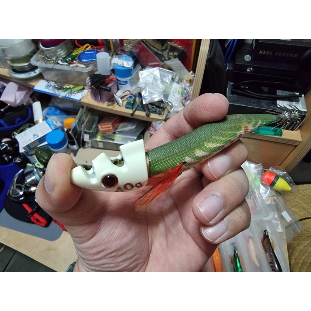 หัว ทิปรัน ตะกั่วถ่วงโย สำหรับ ตกปลาหมึกน้ำลึก Tip Run Eging Jacket ...