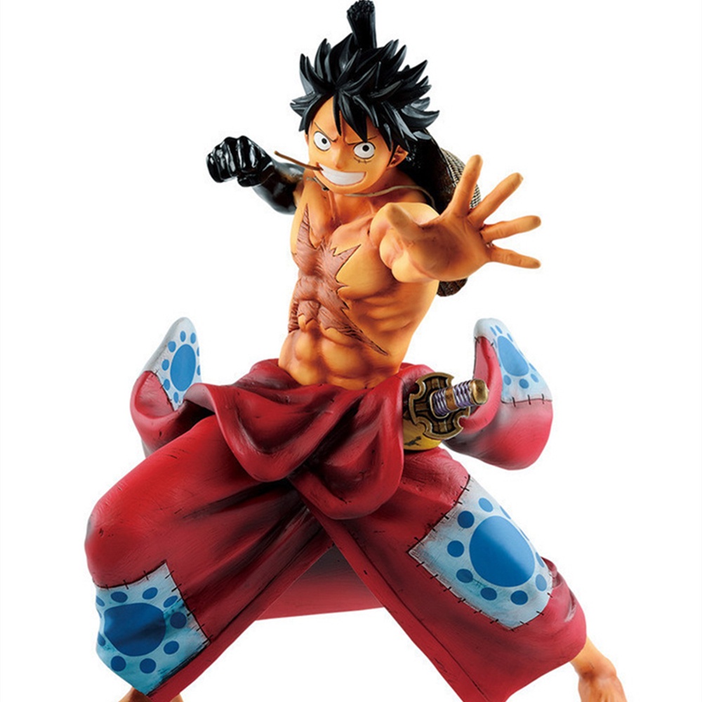One PieceOne iece Manga 22cm Monkey D Luffy Anime Figure Wanokuni ...