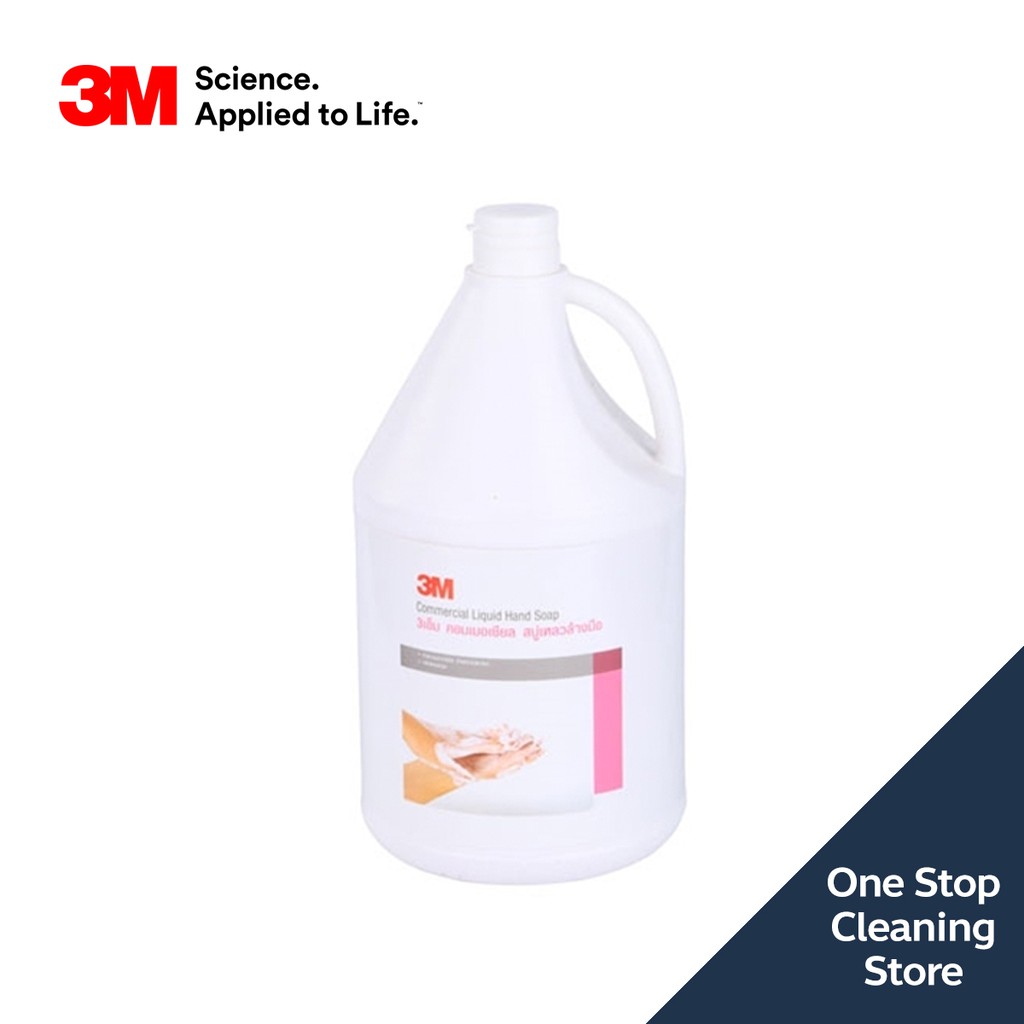 3M สบู่เหลวทำความสะอาด สีชมพู 3.8 ลิตร 3M Commercial Hand Soap Pink 3 ...