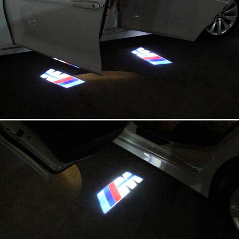 2 Pieces BMW Car Door Welcome Light Car Door Light for 3 5 7 Series F30 E60 E61 E63 E64 E65 E66 ...