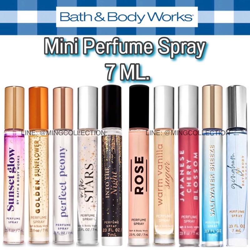 น้ำหอม ขนาดพกพา 7ml. Mini Perfume Spray : Bath And Body Works | Shopee ...