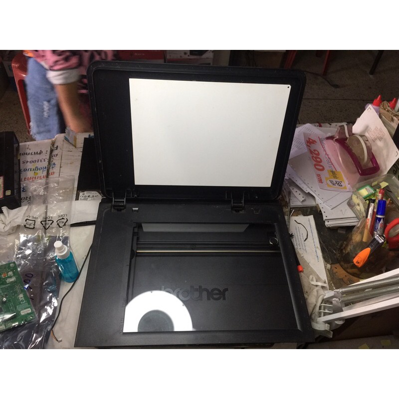 scanner printer Brother DCP-T300 มือสอง ตามสภาพ [เหมาะสำหรับช่าง] แกะ ...