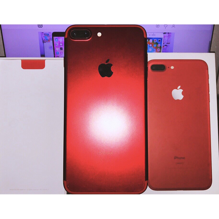 Apple iphone7 Plus 128G สีแดง Model TH สภาพพร้อมใช้งาน ผ่านการใช้งานน้อย ...