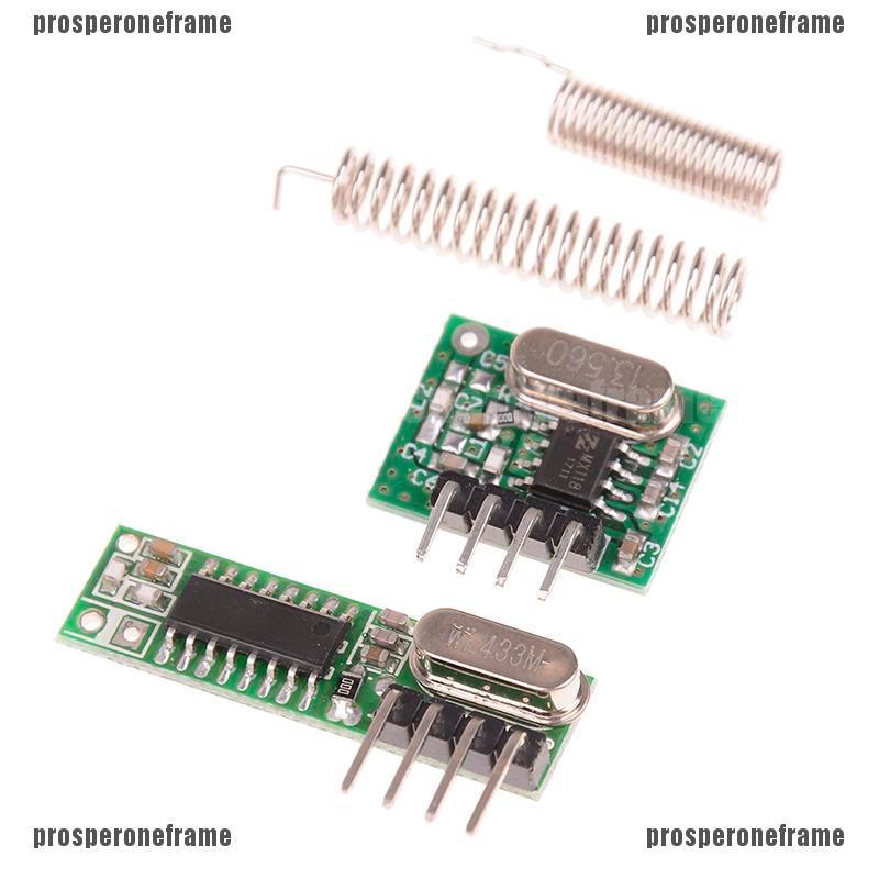 RF module 433mhz superheterodyne receiver and transmitter kit for ardui ...
