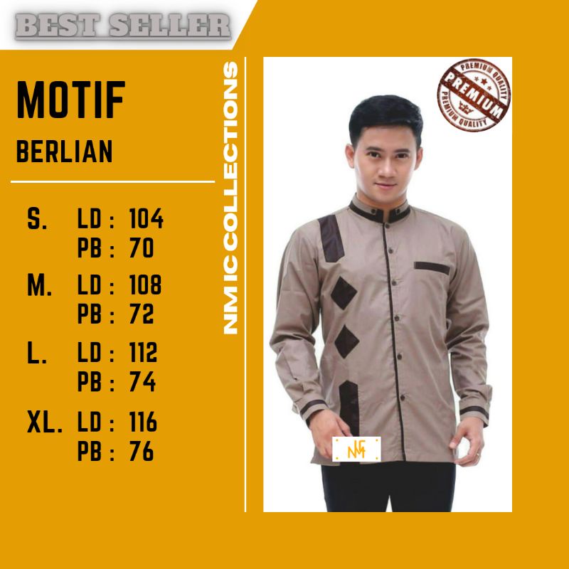 Koko Guz Azmi เสื้อเชิ้ตแฟชั่นสําหรับผู้ชายชาวมุสลิมKoko Trendy Today ...