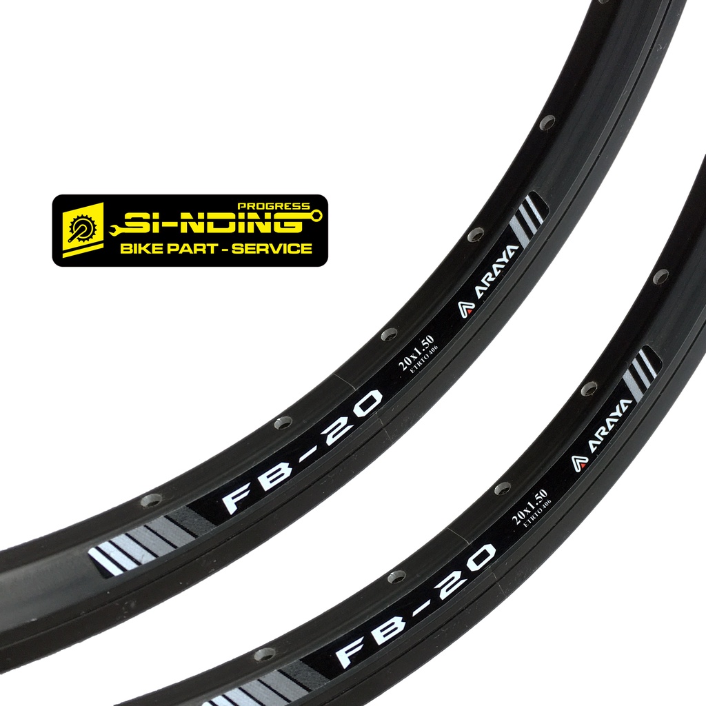 Araya Bicycle Rims 20 X 1 50 Hole 32 Hole FB 20 Double Wall Etrto 406