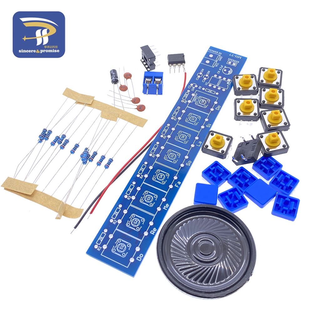 อุปกรณ์อิเล็กทรอนิกส์ DIY Electronic Kits Set NE555 Keyboard Eight ...