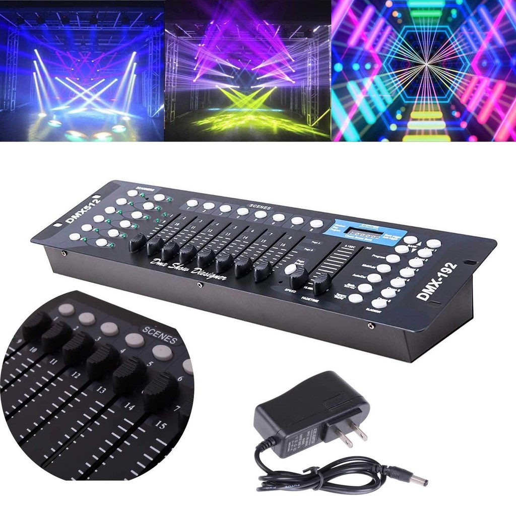 ⚡ถูกที่สุดใน Shopee⚡บอร์ดควบคุมไฟ 192 DMX Controller DJ Equipment DMX ...