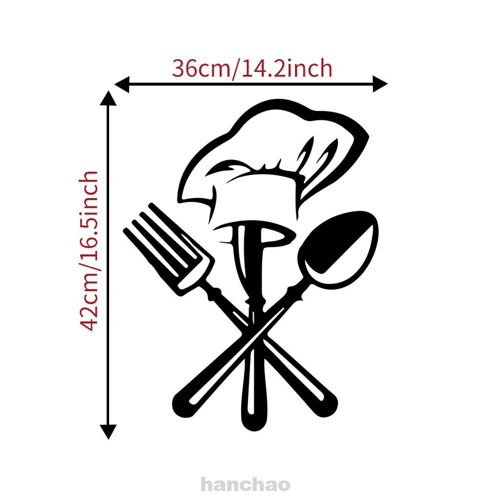 Double Sided PVC Self Adhesive Reusable Waterproof Chef Hat Pattern ...