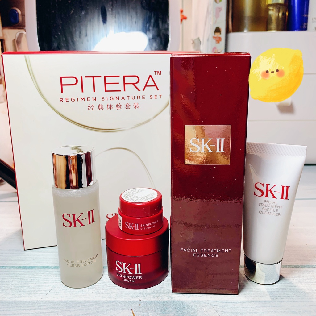 แท้100 SK-II SKII SK2 Pitera Skincare Set เอสเซ้นส์บำรุงผิวหน้าเคลียร์โลชั่นคลีนเซอร์ครีมอายครีม ...