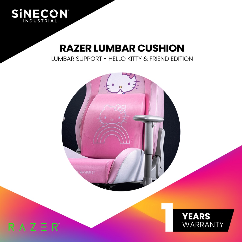 Razer Lumbar Cushion - Hello Kitty and Friends Edition Ergonomic ...