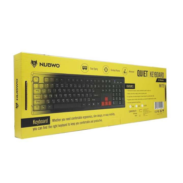 คีย์บอร์ด Nubwo QUILT Keyboard NK-15 - zi6igwajsc - ThaiPick