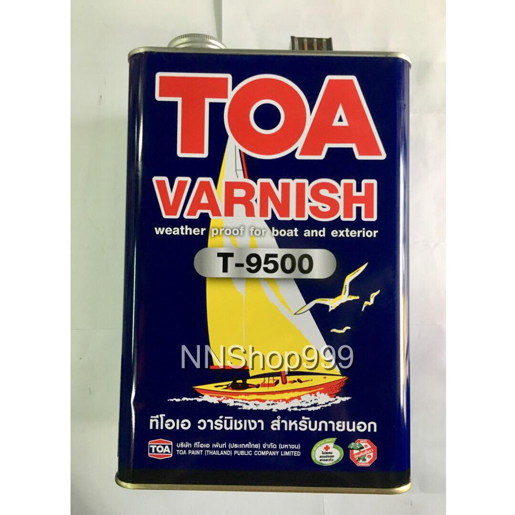 วานิชเงาภายนอก TOA #T9500 ขนาดแกลลอน 3.785 ลิตร | Shopee Thailand