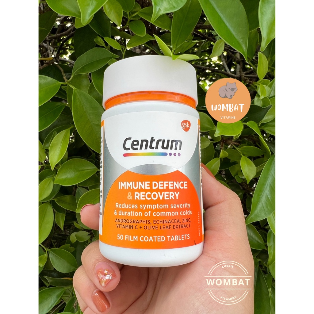 Centrum วิตามินเสริมภูมิคุ้มกัน Immune Defence Recovery - wombat ...