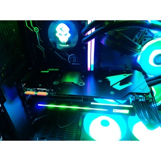 รับทำออกแบบหลังการ์ดจอ Customize Graphics Card Backplate GPU RGB Ligh ...