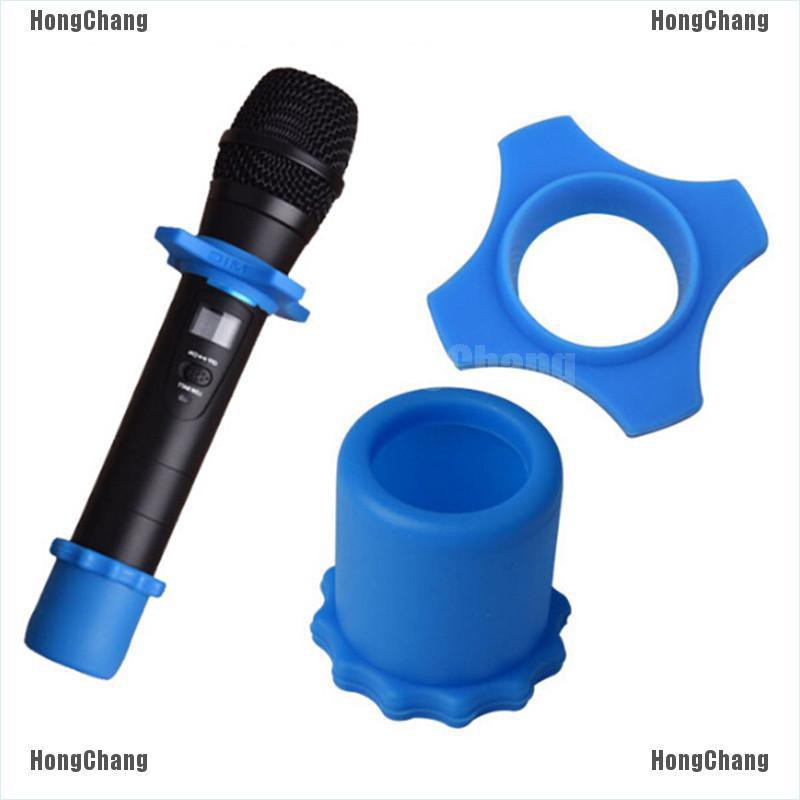 [LHGC] Anti-Rolling Microphone Protection Ring Wireless Slip Holder ...
