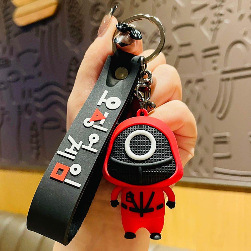 OKDEALS Anime Key Chains Car Accessories Hanging Ornaments Squid Game ...