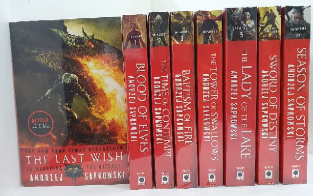 The Witcher Complete set 8 books มือหนึ่งภาษาอังกฤษ พร้อมส่ง - just_one_more_chapter - ThaiPick