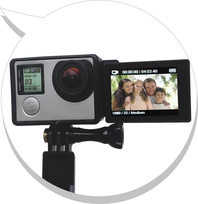 อุปกรณ์เสริมกล้อง Gopro Hero 4 3 3 Self - Timer Bacpac Display หน้าจอ ...