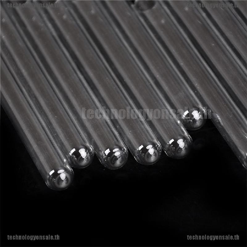 TNS 10Pcs 100 mm Pyrex Glass Blowing Tubes 4 Inch Long Thick Wall Test ...
