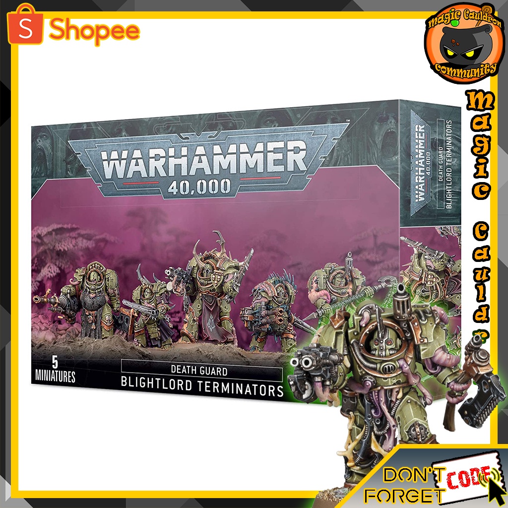 BSFพร้อมส่ง Warhammer 40K DEATH GUARD MYPHITIC BLIGHT-HAULER โมเดลเกม ...