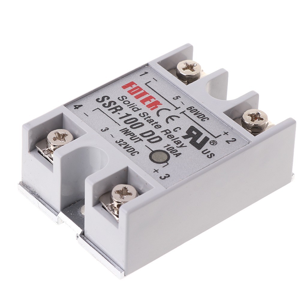 Solid State Relay SSR-100 DD Module 100 A DC Input 3-32V DC Output 5-60 ...