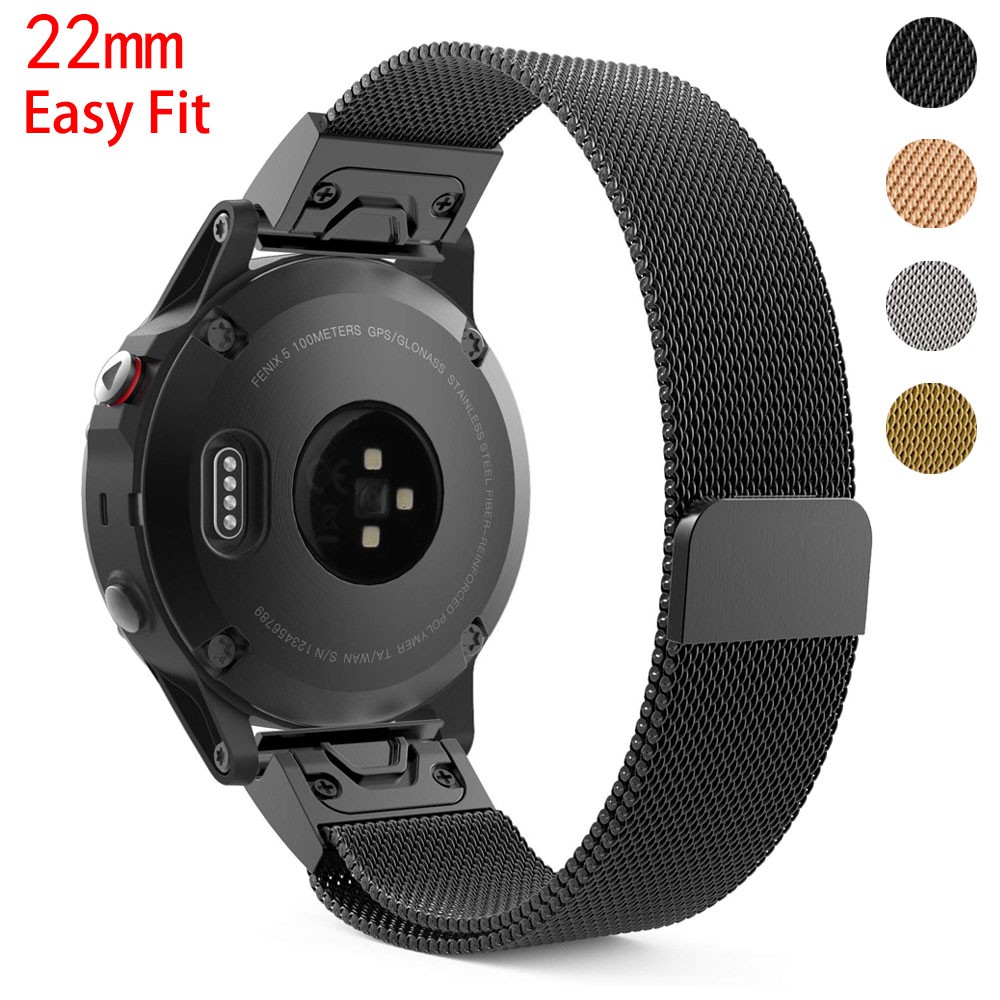 Milanese Loop สำหรับ Garmin Fenix 6 / Fenix 6pro Quick Fit 22mm สาย ...