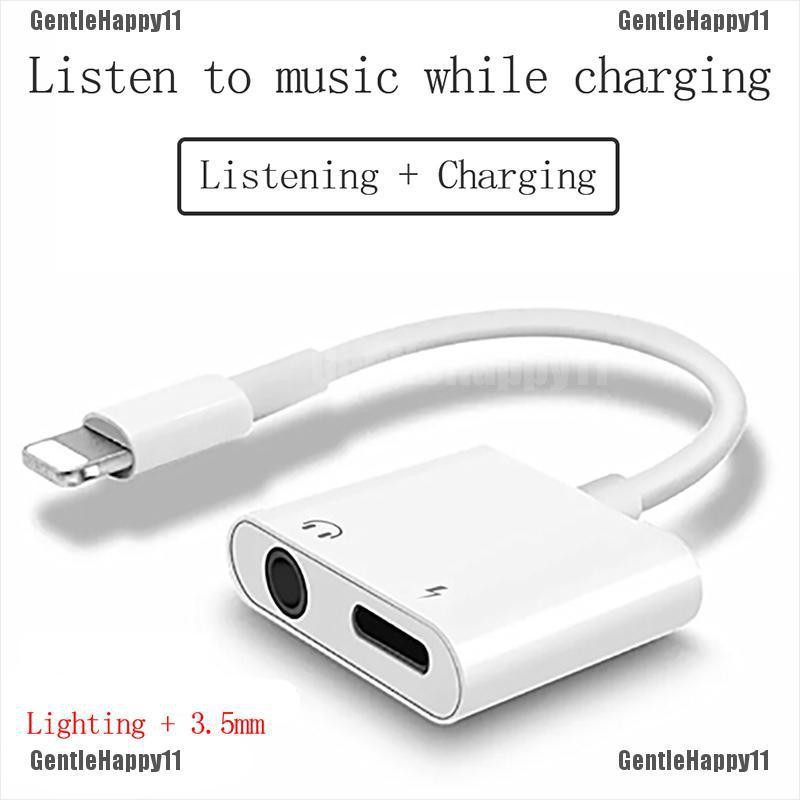 Ghth 2 in 1 Dual Lightning อะแดปเตอร์หูฟังสายเคเบิ้ลสำหรับ iPhone X 8 7 ...