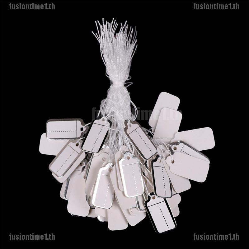 [Fusion] 100X Labels Tie String Strung Price Tickets Jewelry Watch ...