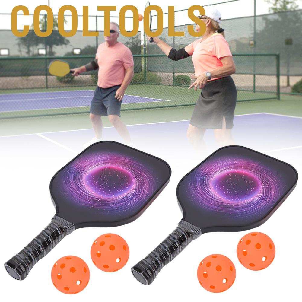 ♔Cooltools Graphite Pickleball Paddle Racket Set Honeycomb Composite ...