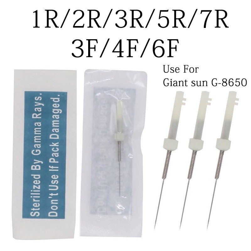 ☄¤50/100ชิ้น1R/3R/5R/7R/3F/4F/6Fเข็มแต่งหน้าถาวรหมวกปลายเข็มคิ้วอายไลเนอร์ลิปมังกร/โมเสค/เมอร ...