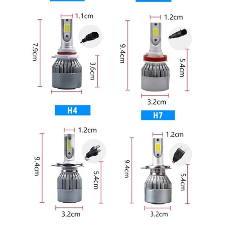 ไฟ LED C6 H4 C6 H11 C6 H8 C6 HB4 ค. C6 H7 Dc 12-24 โวลต์ 6K สว่างมาก 36W สว่างมาก L9R KS ใหม่ ...