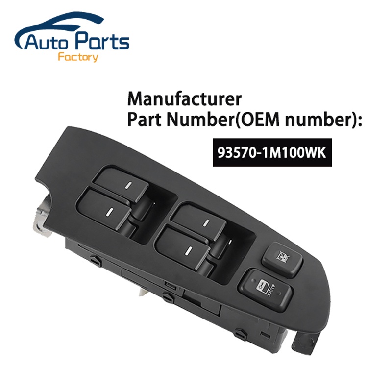 ๑ใหม่หน้าต่างหลักสวิทช์ปุ่มควบคุม Oem สำหรับ Kia Cerato Sedan 93570 ...