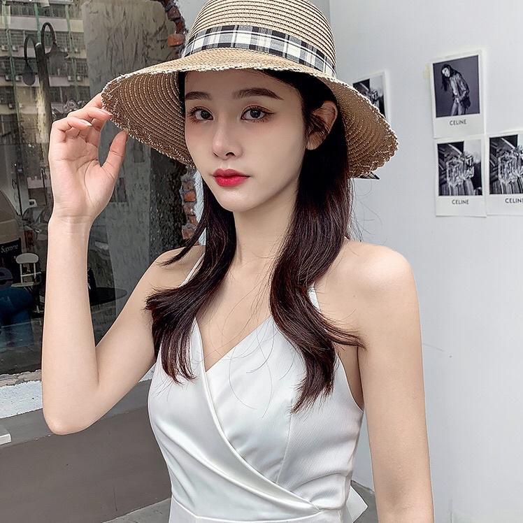 Maystar หมวกชายหาด ป้องกันรังสียูวี ลายดอกไม้ แฟชั่นฤดูร้อน สําหรับผู้หญิง T79 - tio9uriq.th ...