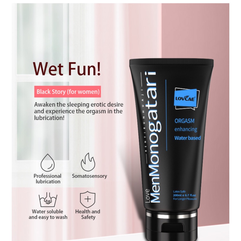 เจลหล่อลื่นสูตรน้ำ สำหรับ gay and ledy love monogatari lubricant 200 ml ...