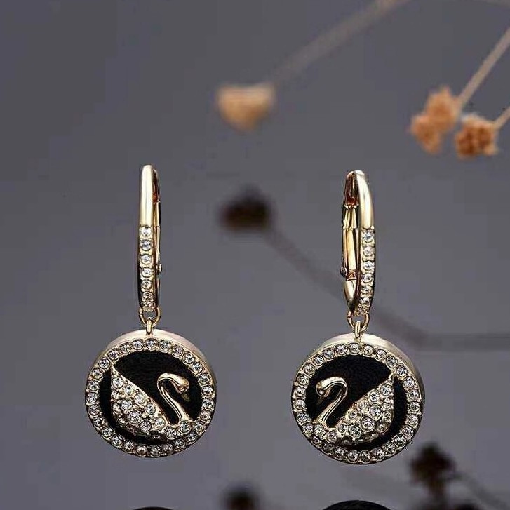 ต่างหู LEATHER SWAN รักต่างหูหงส์สำหรับแฟน5374918สวารอฟส - swarosky.th ...