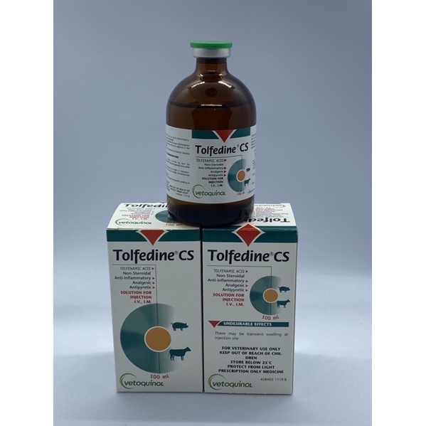 Tolfedine บรรเทาปวด ลดไข้ สำหรับสัตว์ ขนาด 100 ml. - topperz - ThaiPick