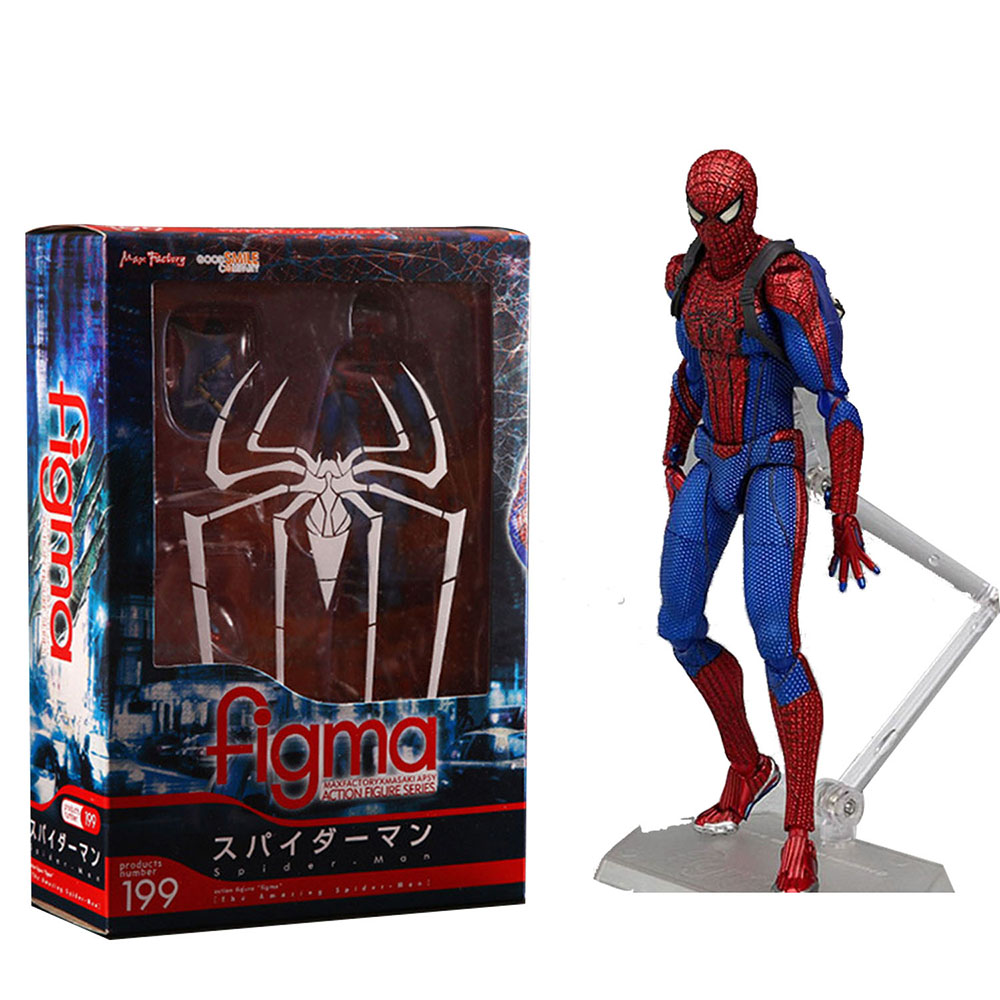 ฟิกเกอร์ The Model Hands To Do Max Figma 199 Spider-Man พร้อมกล่องของเล่นสําหรับเด็ก - bigmall2 ...
