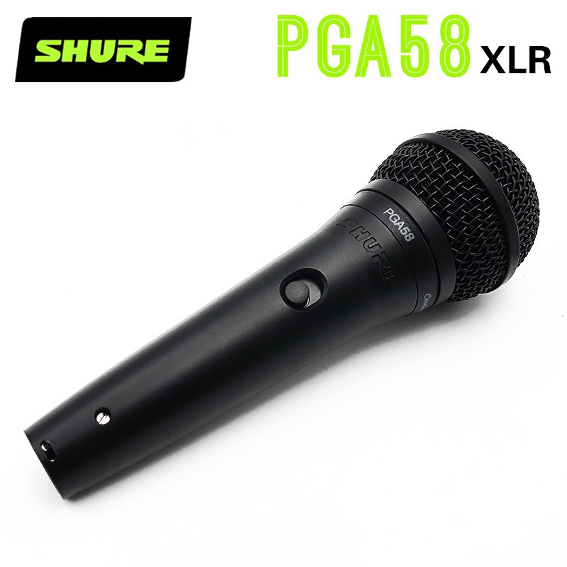 ☈ไมโครโฟน SHURE PGA58-XLRพร้อมสายไมค์กล่องไมค์โครโฟนไมโครโฟนแบบมีสายของรุ่น PGA58 ยี่ห้อ จัดส่ง ...