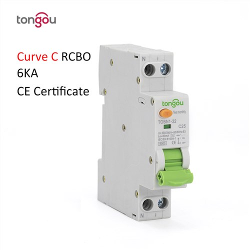 Rcbo C Curve Type Ac 6ka 18mm 16a 10ma 30ma 100ma 300ma Residual Current Circuit Breaker Over ...