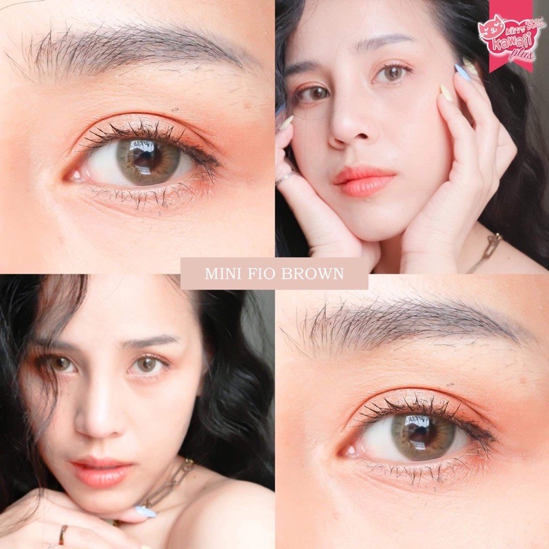 0.00-5.00) Kitty Kawaii Mini Fio brown โทนสวย ดีงาม กันUV มีปลายทาง ...