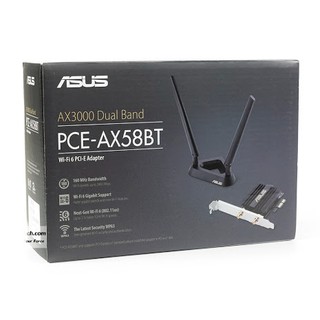 ASUS (PCE-AX58BT) AX3000 DUAL BAND PCI-E WIFI 6 Wireless Adapter with ...