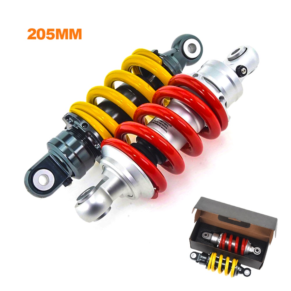 รถจักรยานยนต์โช้คอัพ205mm Motorcycle Suspension Rear Shock Absorber ...