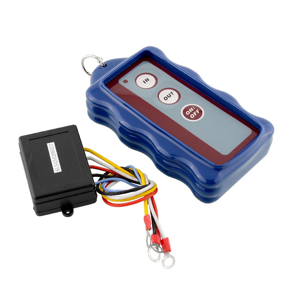 Wireless Winch Controller OEM 12V Wireless Remote Control Blue DC 50ft ...