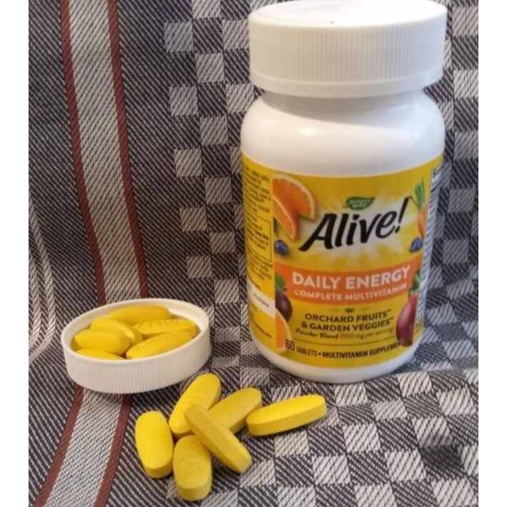 วิตามินรวม แร่ธาตุ วิตามิน(เลื่อนมีรีวิว) -Alive Daily Energy ...